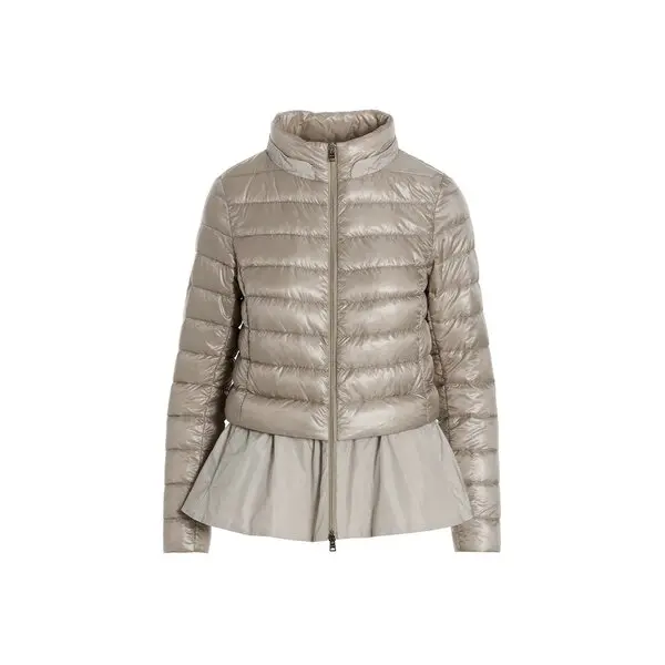 Herno Ultralight Down Jacket With Peplum Detail