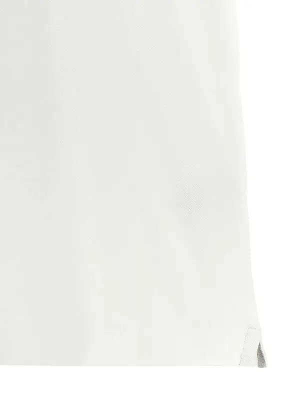 Brunello Cucinelli Short Sleeve Polo Shirt With Logo - Multicolor