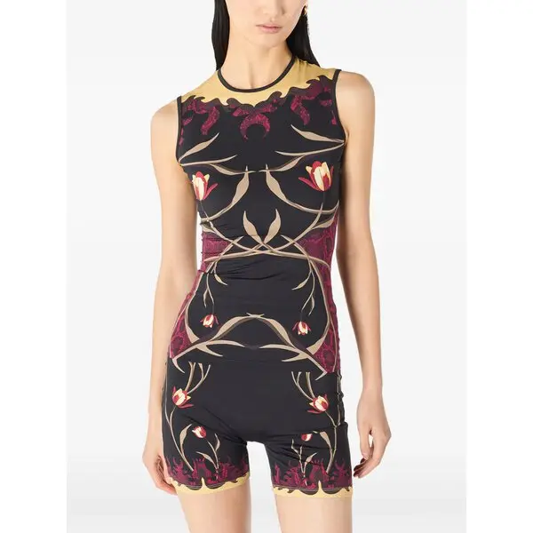 MARINE SERRE Sleeveless Printed Top