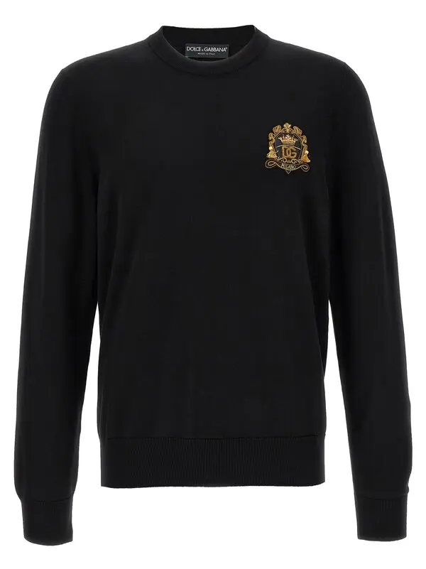 Dolce & Gabbana Coat Of Arms" Virgin Wool Sweater