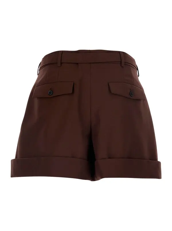 Saint Laurent Cotton Bermuda Shorts With Side Pockets