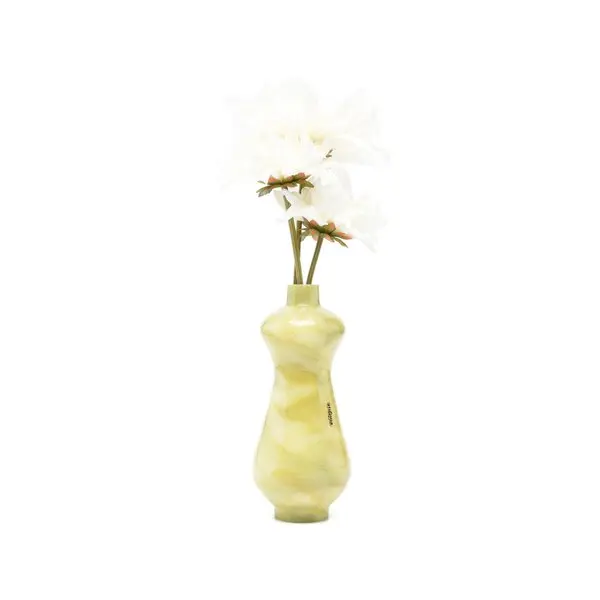 Cult Gaia Clutch Bag With Sculpted Silhouette And Flower Embellishments