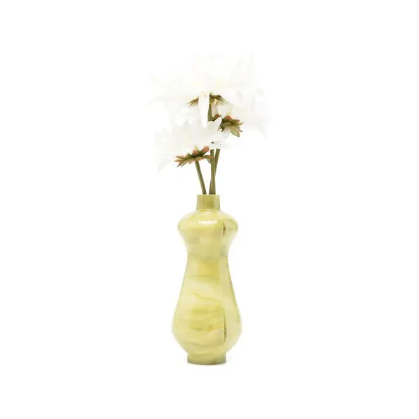 Cult Gaia Clutch Bag With Sculpted Silhouette And Flower Embellishments