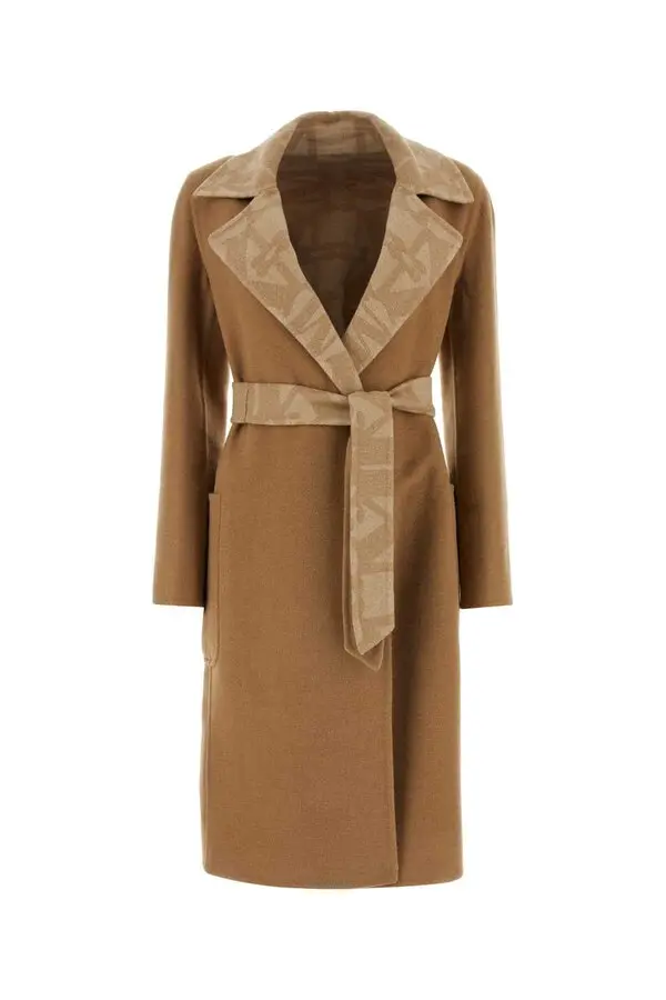 Max Mara Camel Belted Coat - Brown
