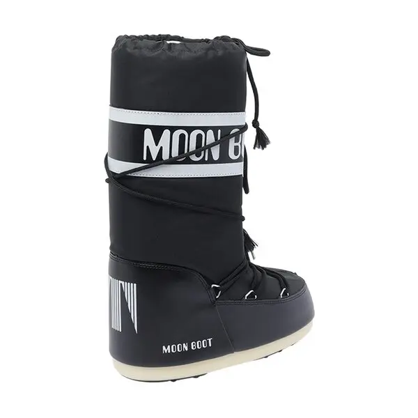 Moon Boot Icon Nylon Knee-high Boots - Black