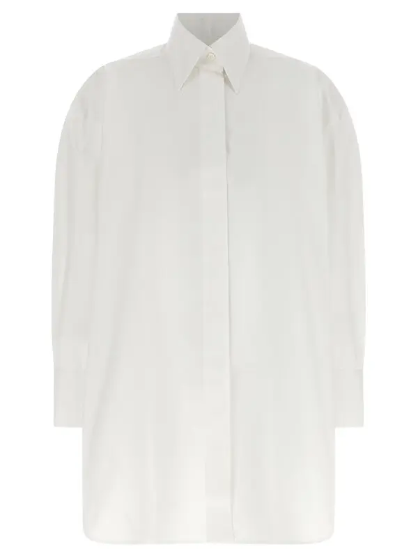 Givenchy Asymmetrical Shirt With French Cuffs - White