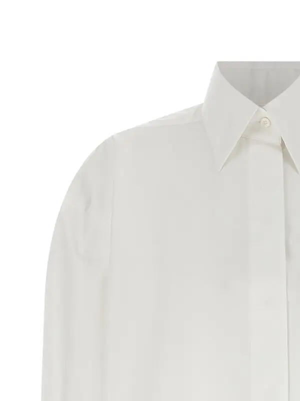 Givenchy Asymmetrical Shirt With French Cuffs - White
