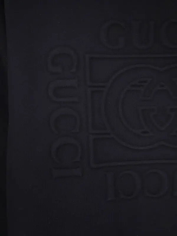 Gucci Cotton Sweatshirt With Embossed Logo
