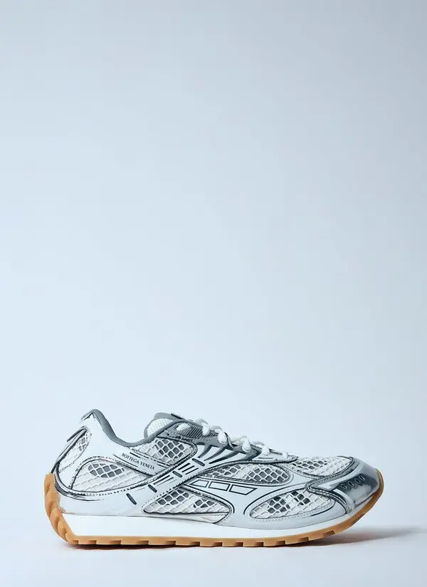 Bottega Veneta Orbit Sneakers - Silver