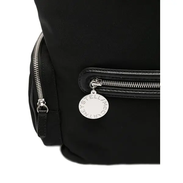Stella McCartney Backpack With Logo Charm