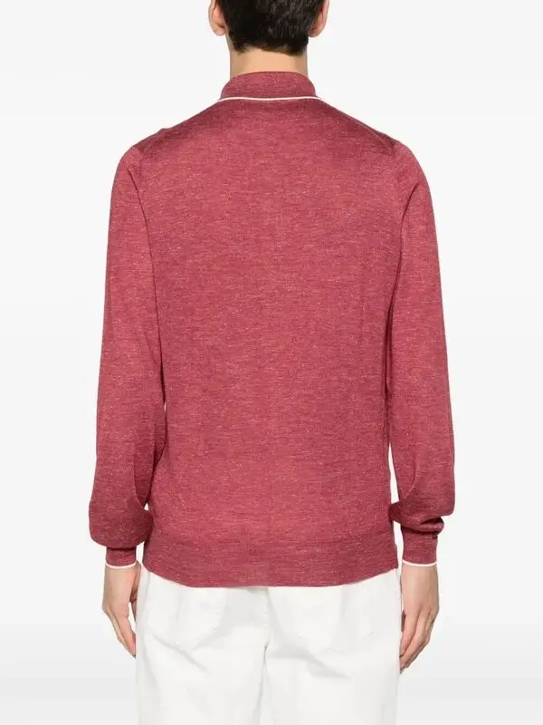 Brunello Cucinelli Long Sleeve Polo