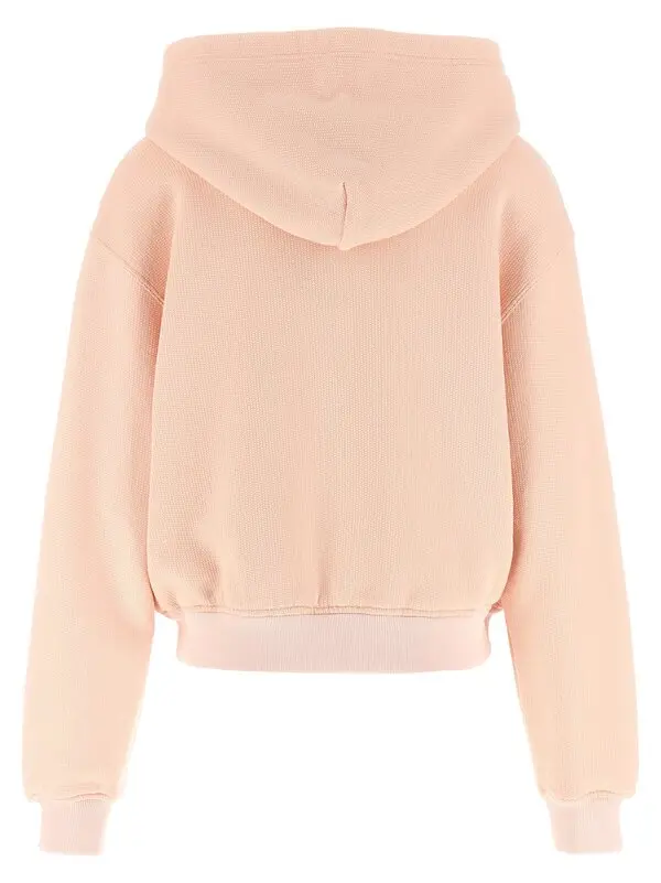 Dolce & Gabbana Logo Embroidered Cotton Hoodie