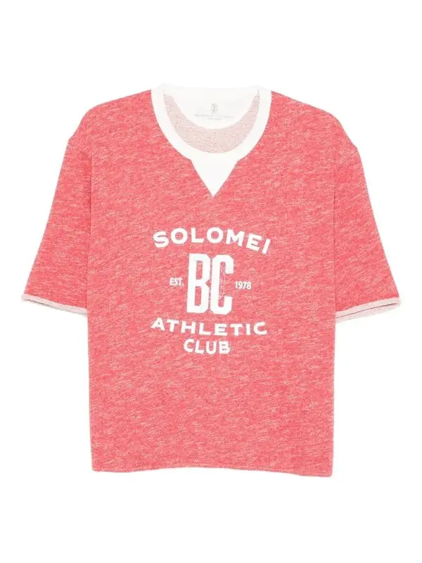 Brunello Cucinelli Short Sleeve Sweatshirt