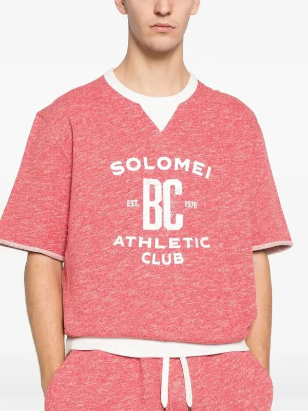 Brunello Cucinelli Short Sleeve Sweatshirt