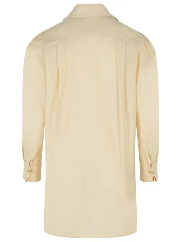 Max Mara Cotton Satin Shirt - Cream