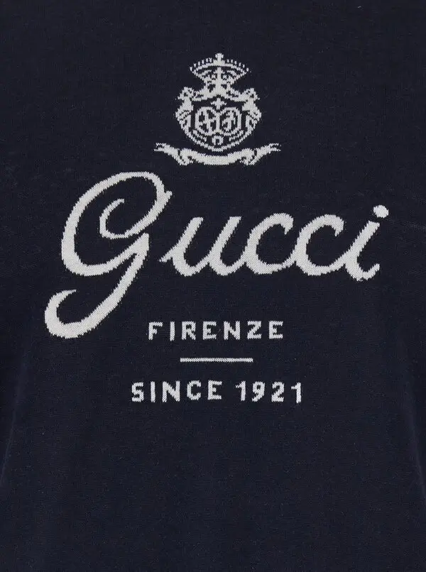 Gucci Wool Sweater With Logo