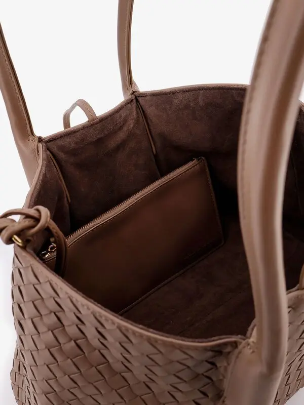 Bottega Veneta Pinacoteca Intrecciato Leather Handbag - Multicolor