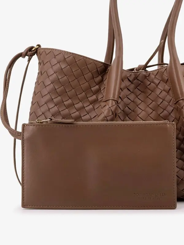 Bottega Veneta Pinacoteca Intrecciato Leather Handbag - Multicolor