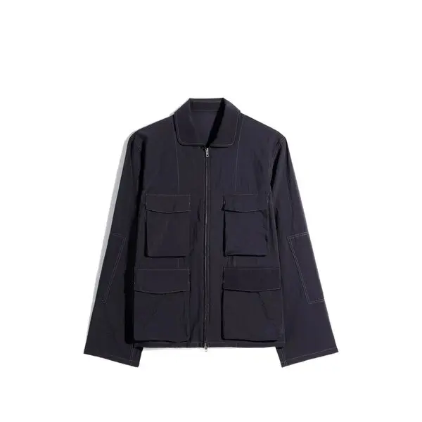 LEMAIRE Cotton Military Jacket - Blue