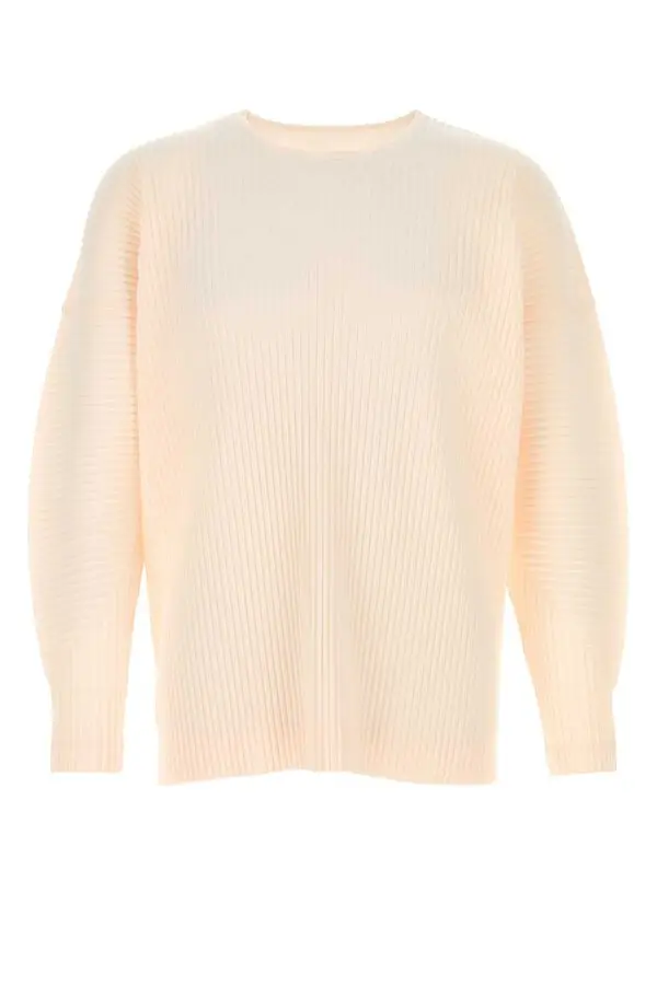 Issey Miyake Homme Plissé Pleated Polyester Long Sleeve Pullover