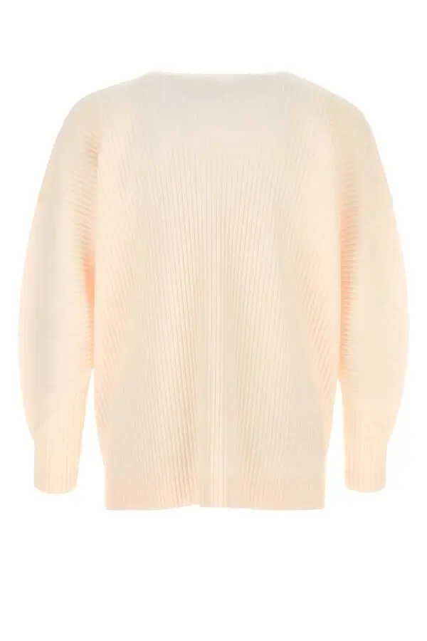 Issey Miyake Homme Plissé Pleated Polyester Long Sleeve Pullover
