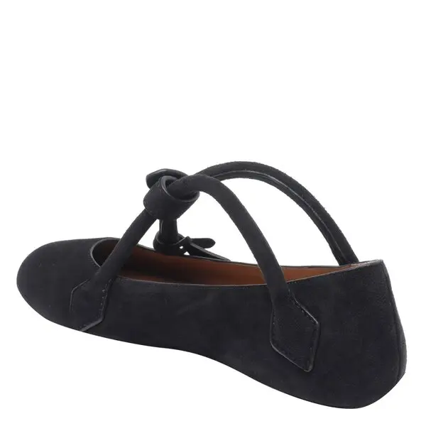 Alaïa Suede Mary Jane Flats