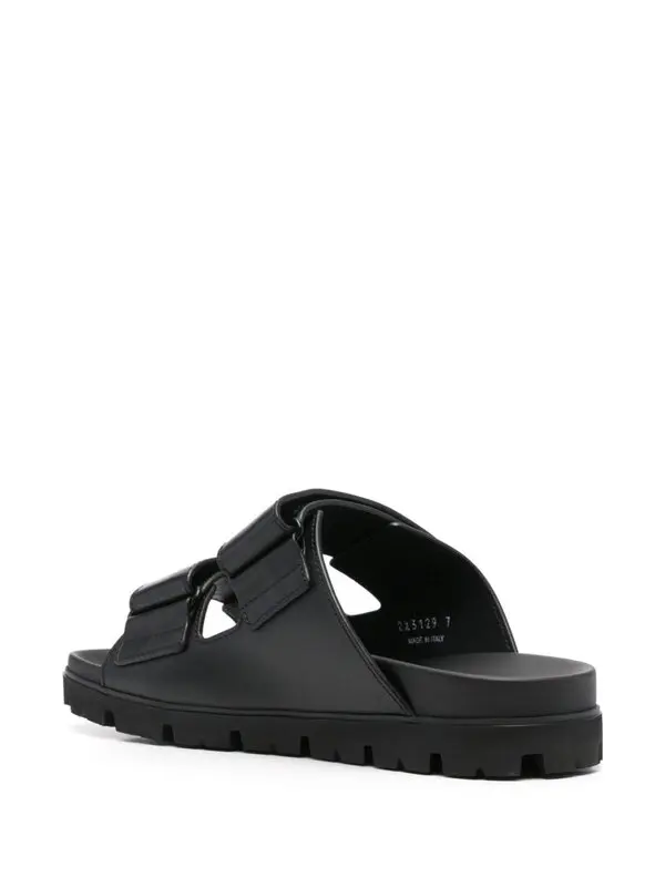 Prada Calf Leather Strap Sandals
