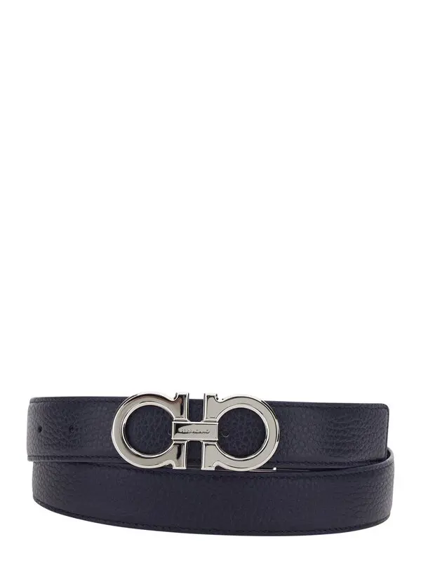 FERRAGAMO Leather Double/adjustable Belt - Multicolor