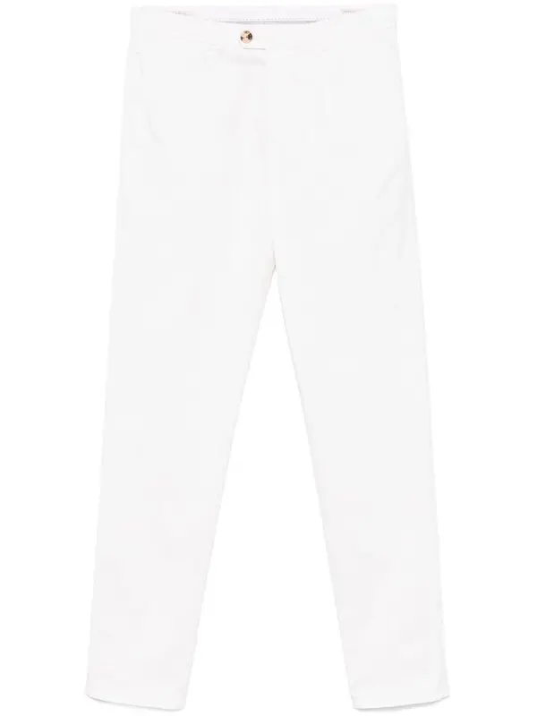 Brunello Cucinelli Garment-dyed Leisure Fit Pants - Multicolor