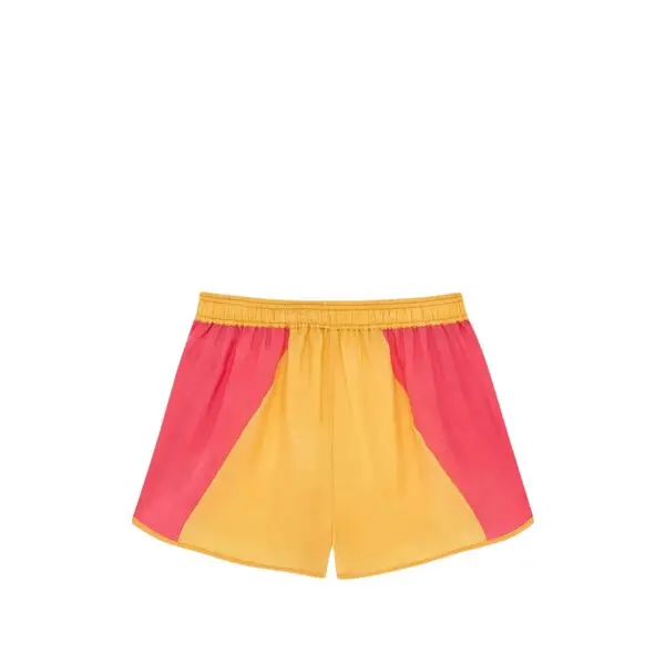Saint Laurent Panelled Cupro Shorts