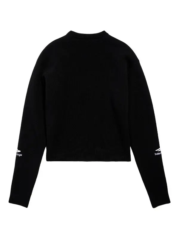 Balenciaga Wool Knitted Ski Crewneck