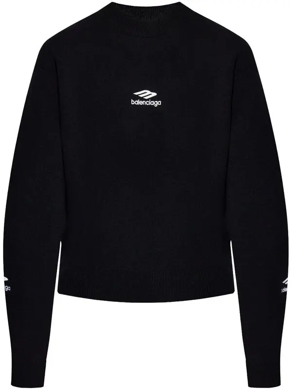 Balenciaga Wool Knitted Ski Crewneck