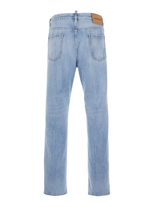 Dsquared2 642" Blue Cotton Jeans