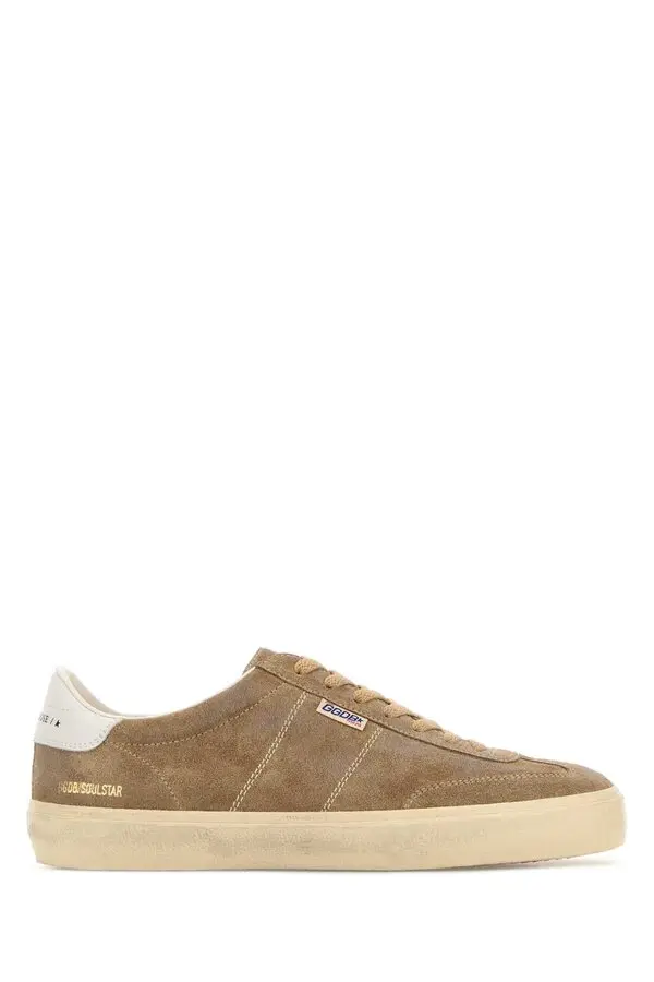 GOLDEN GOOSE Biscuit Suede Soul Star Sneakers - Brown