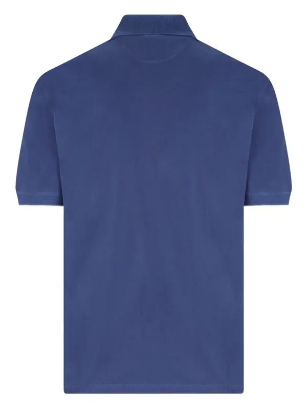 Brunello Cucinelli Short Sleeve Polo Shirt With Logo - Multicolor