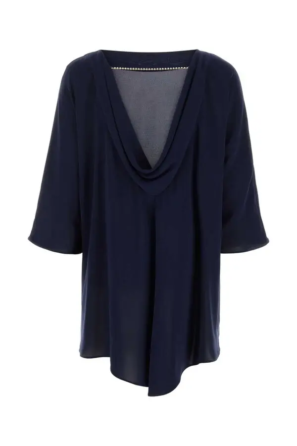 Max Mara Midnight Triacetate Blend Ferro Blouse