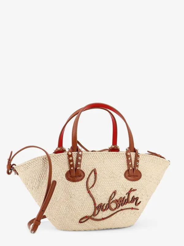 CHRISTIAN LOUBOUTIN Cabata Raffia Handbag - Multicolor