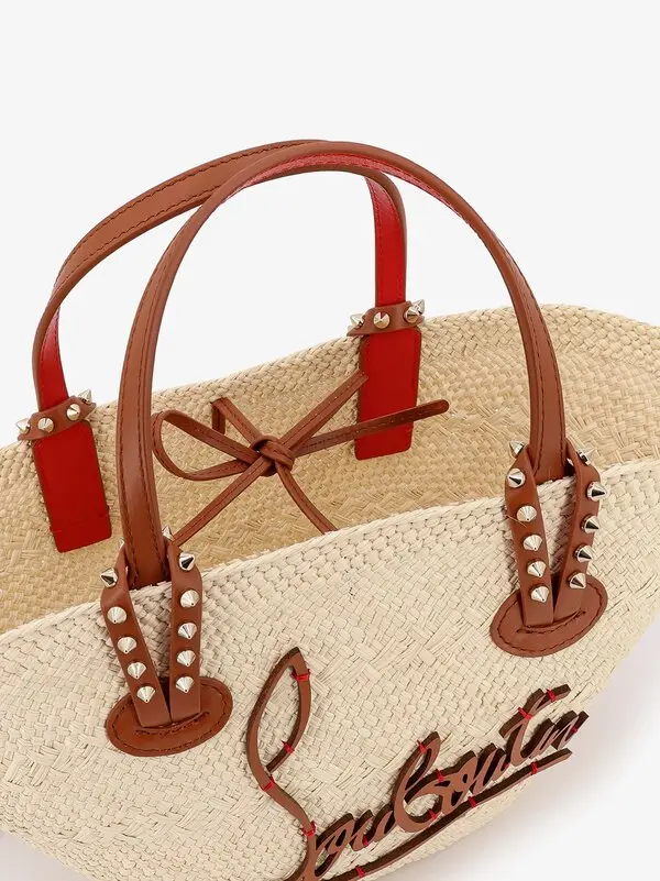 CHRISTIAN LOUBOUTIN Cabata Raffia Handbag - Multicolor