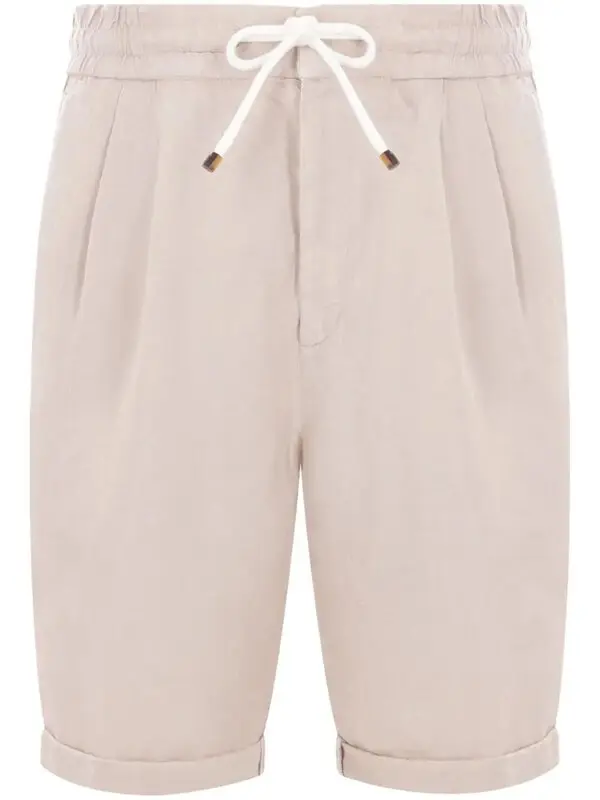 Brunello Cucinelli Linen Bermuda Shorts