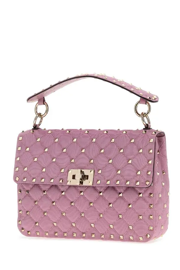 Valentino Garavani Rockstud Fabric Handbag - Pink