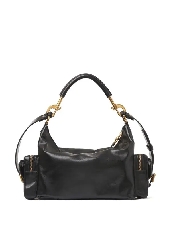 Chloé Shiny Leather Camera Bag - Black