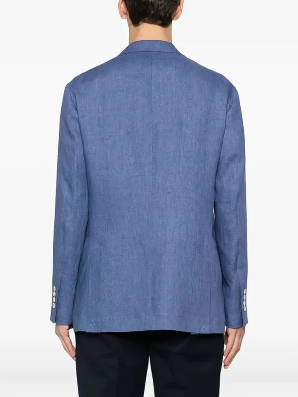 Brunello Cucinelli Linen Deconstructed Blazer - Multicolor