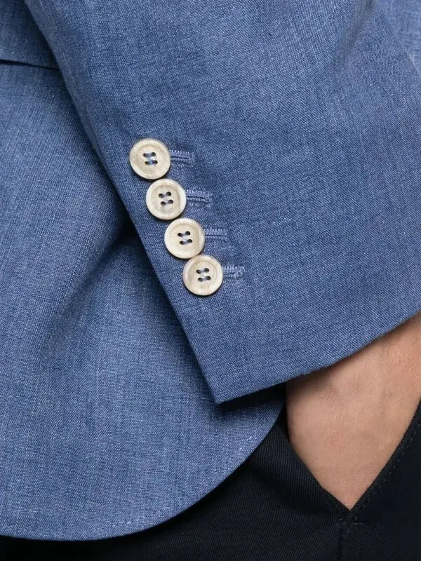 Brunello Cucinelli Linen Deconstructed Blazer - Multicolor