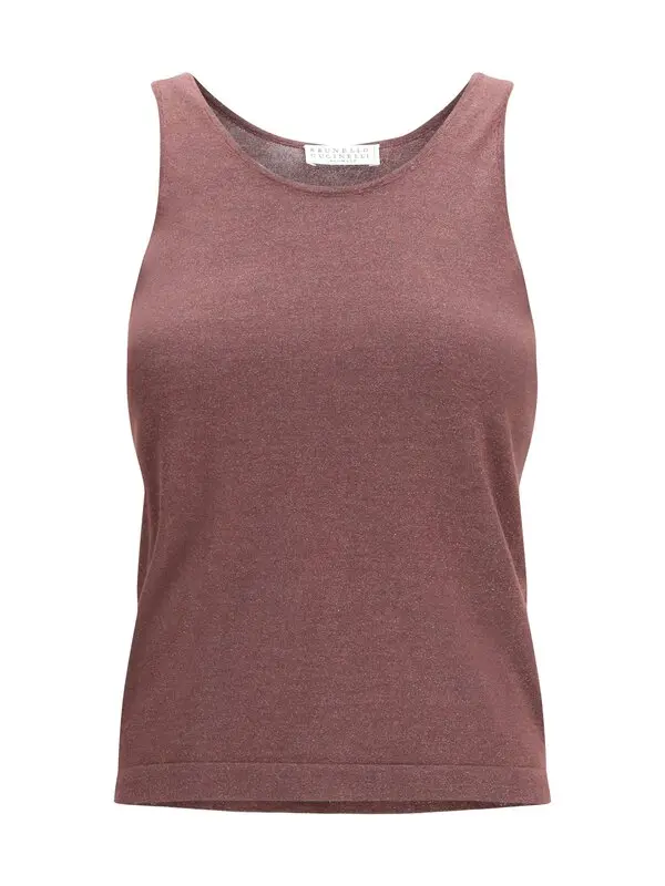 Brunello Cucinelli Sparkling Knit Tank Top - Multicolor