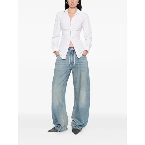 Alexander Wang Wide-leg Denim Jeans - Blue