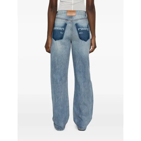 Alexander Wang Wide-leg Denim Jeans - Blue