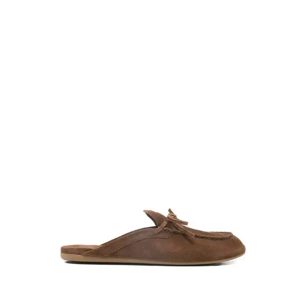 Miu Miu Suede Mule Flats