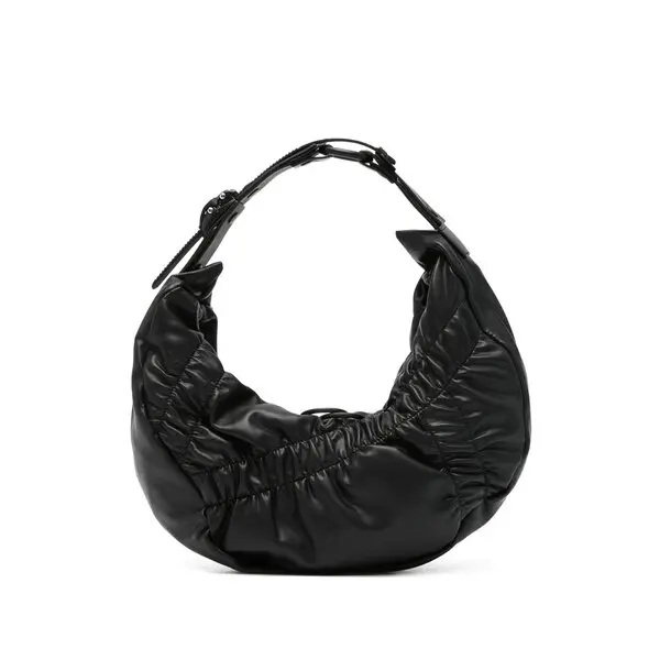 INNERRAUM Ruched Messenger Bag - Black