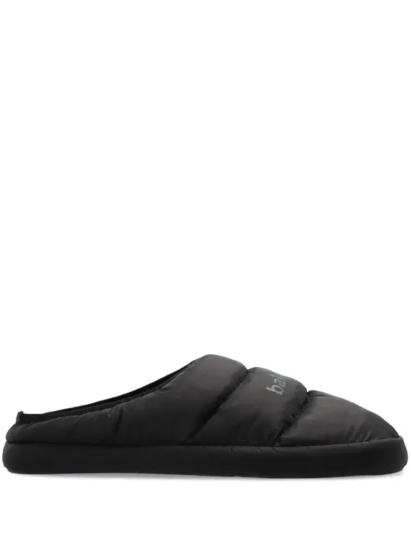 Balenciaga Polyamide Padded Slipper - Black