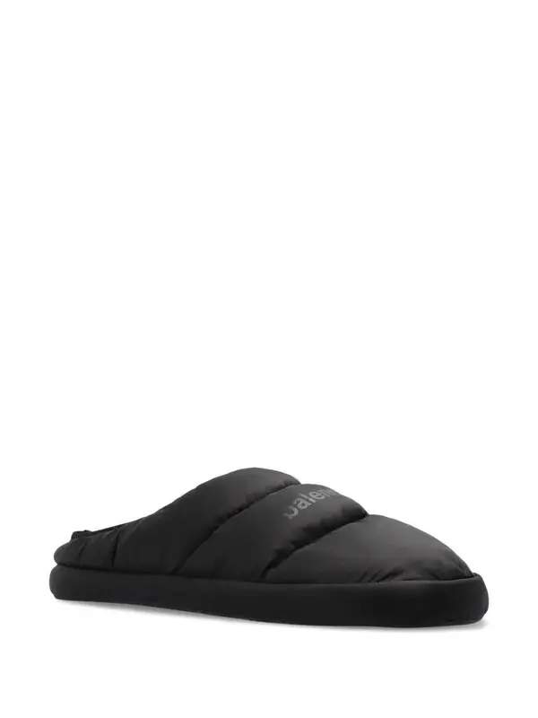 Balenciaga Polyamide Padded Slipper - Black
